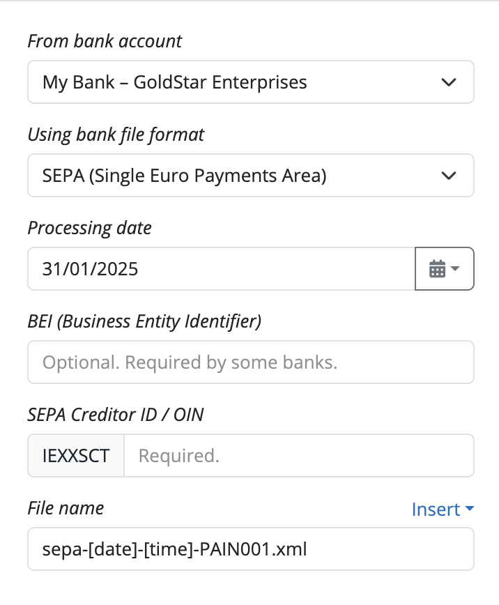 Paying Employees by Credit Transfer & Creating a Bank File – BrightPay