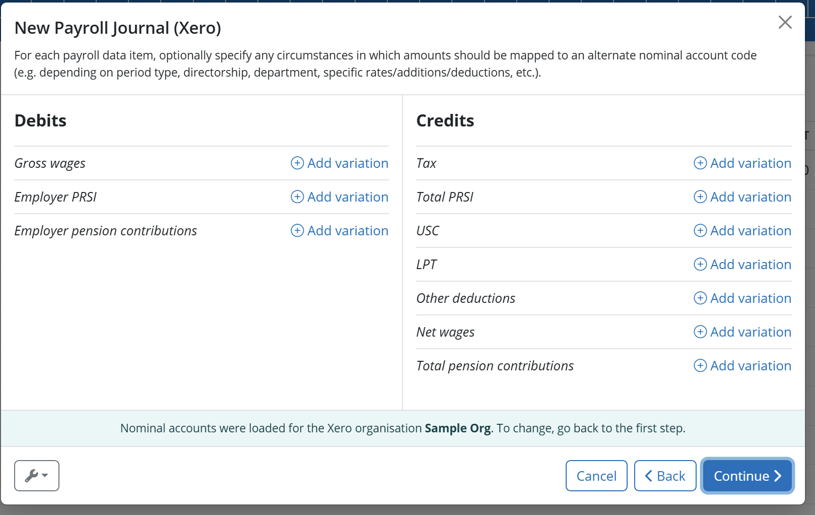 Xero - API – BrightPay